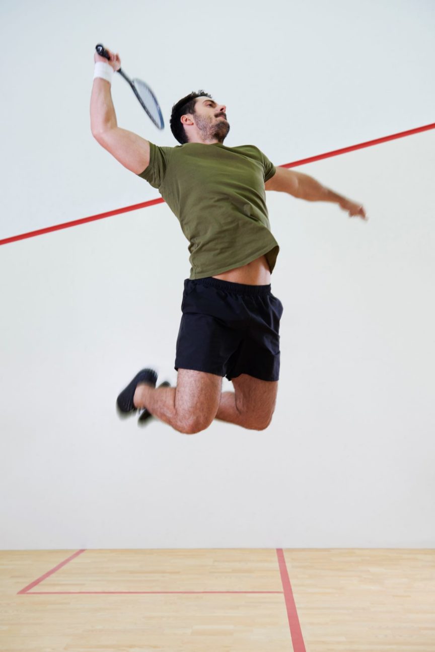 Squash Tactics - How To Play A Hard Hitter - Sports Centaur